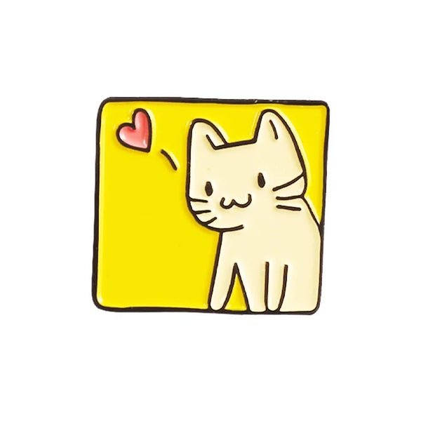 Pins Gatitos Love Gift Shop Kawaii